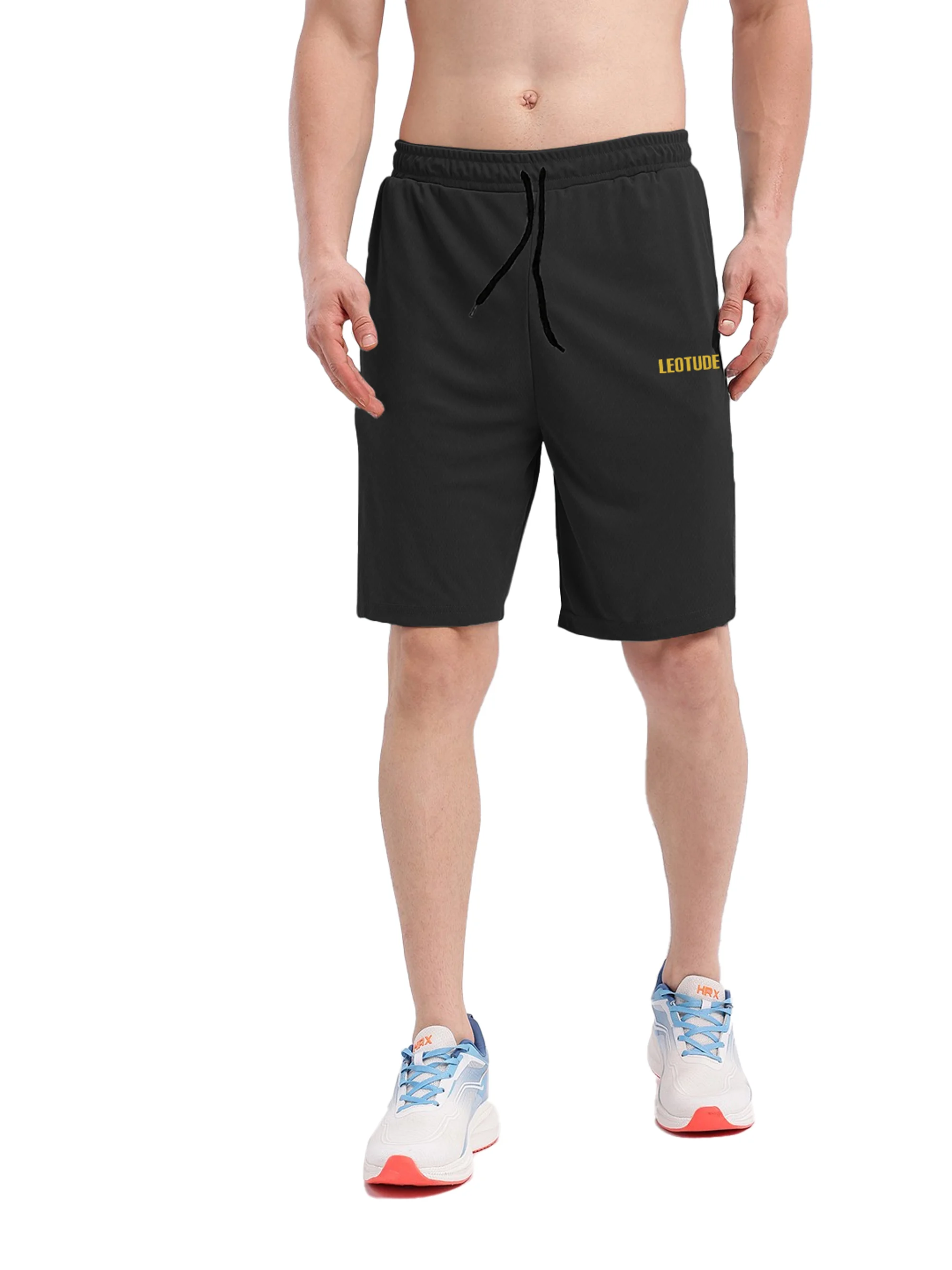 LEOTUDE - Men Black Active Wear Short | Lotus iMall