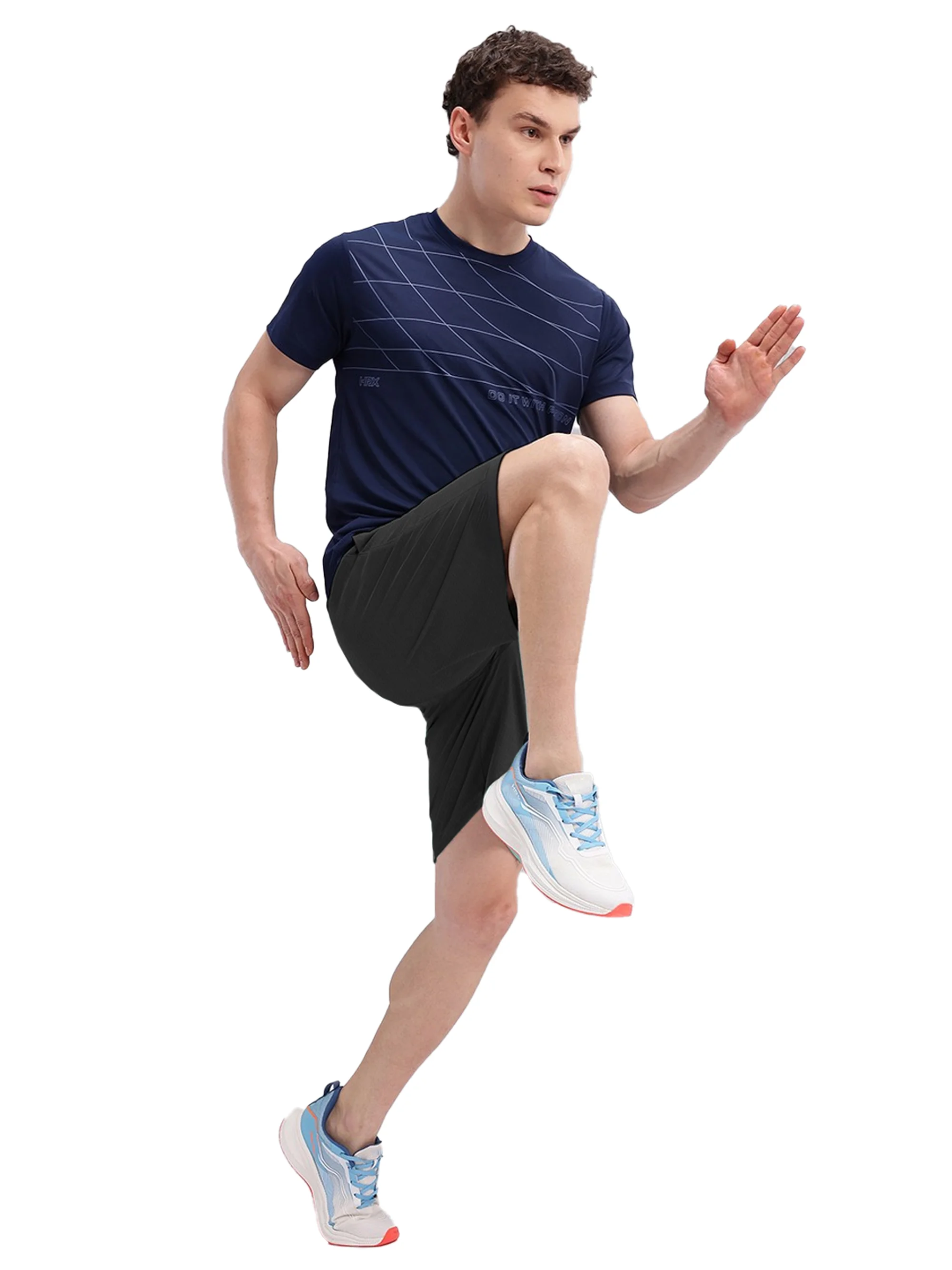 LEOTUDE - Men Black Active Wear Short | Lotus iMall