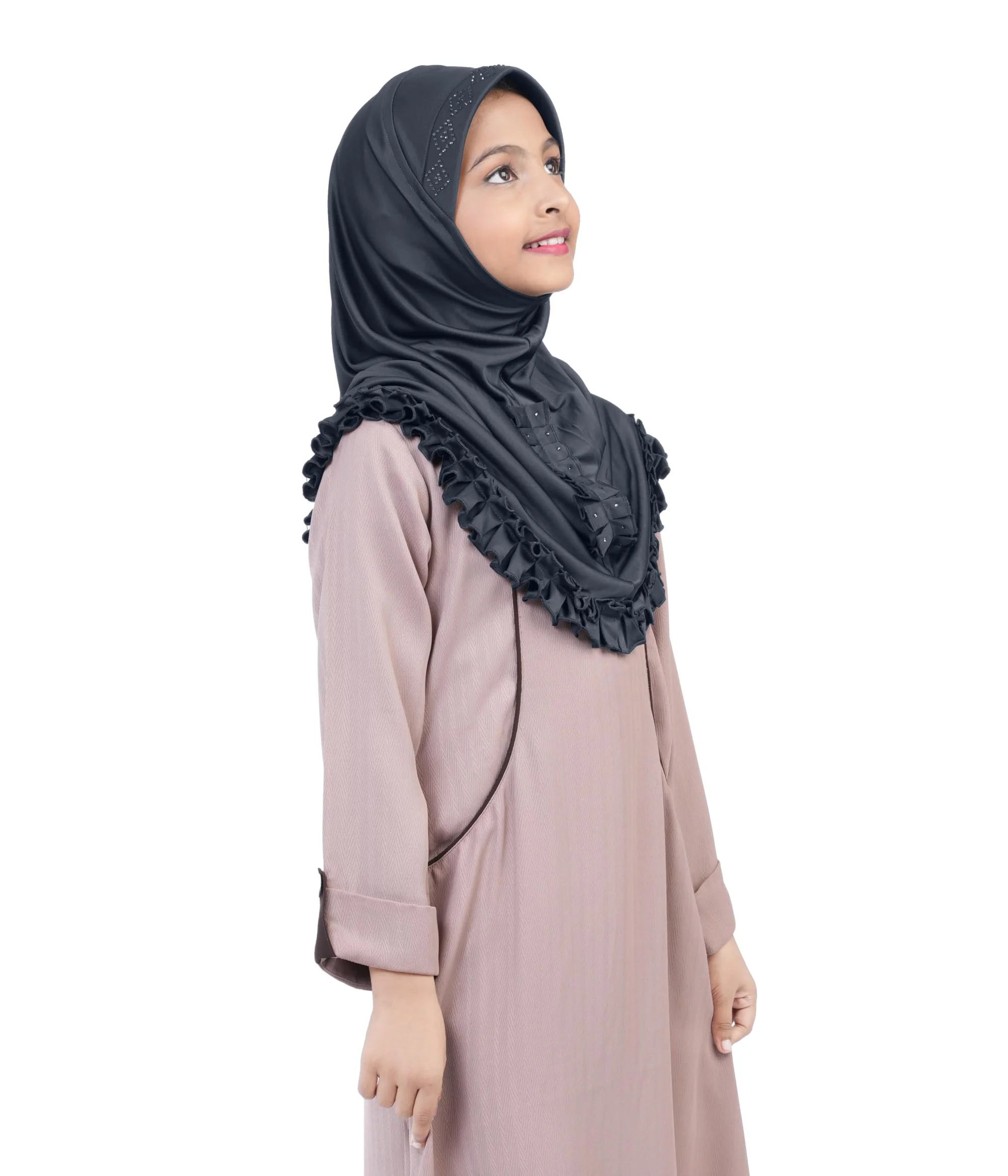MEHAR HIJAB - Mehar Little Gushan Hijab for Girls – Premium Teal Kids ...