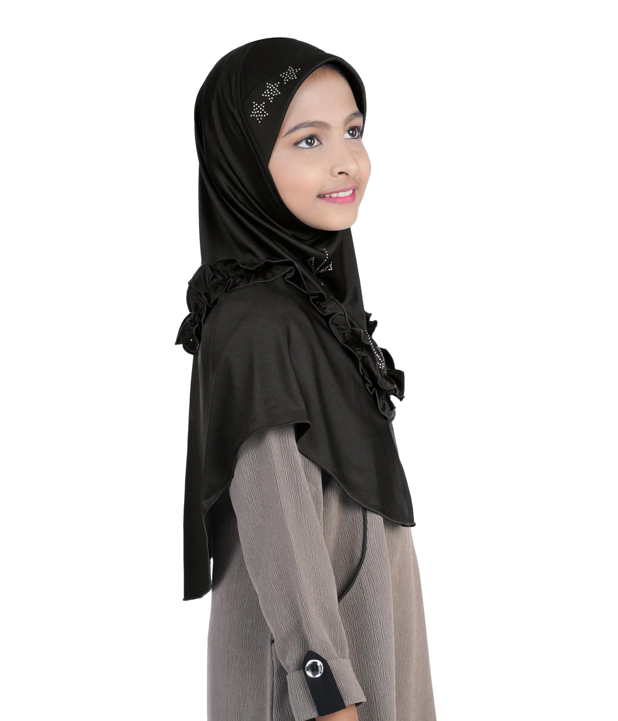 MEHAR HIJAB - Mehar Little Nidha Hijab for Girls – Embellished with ...