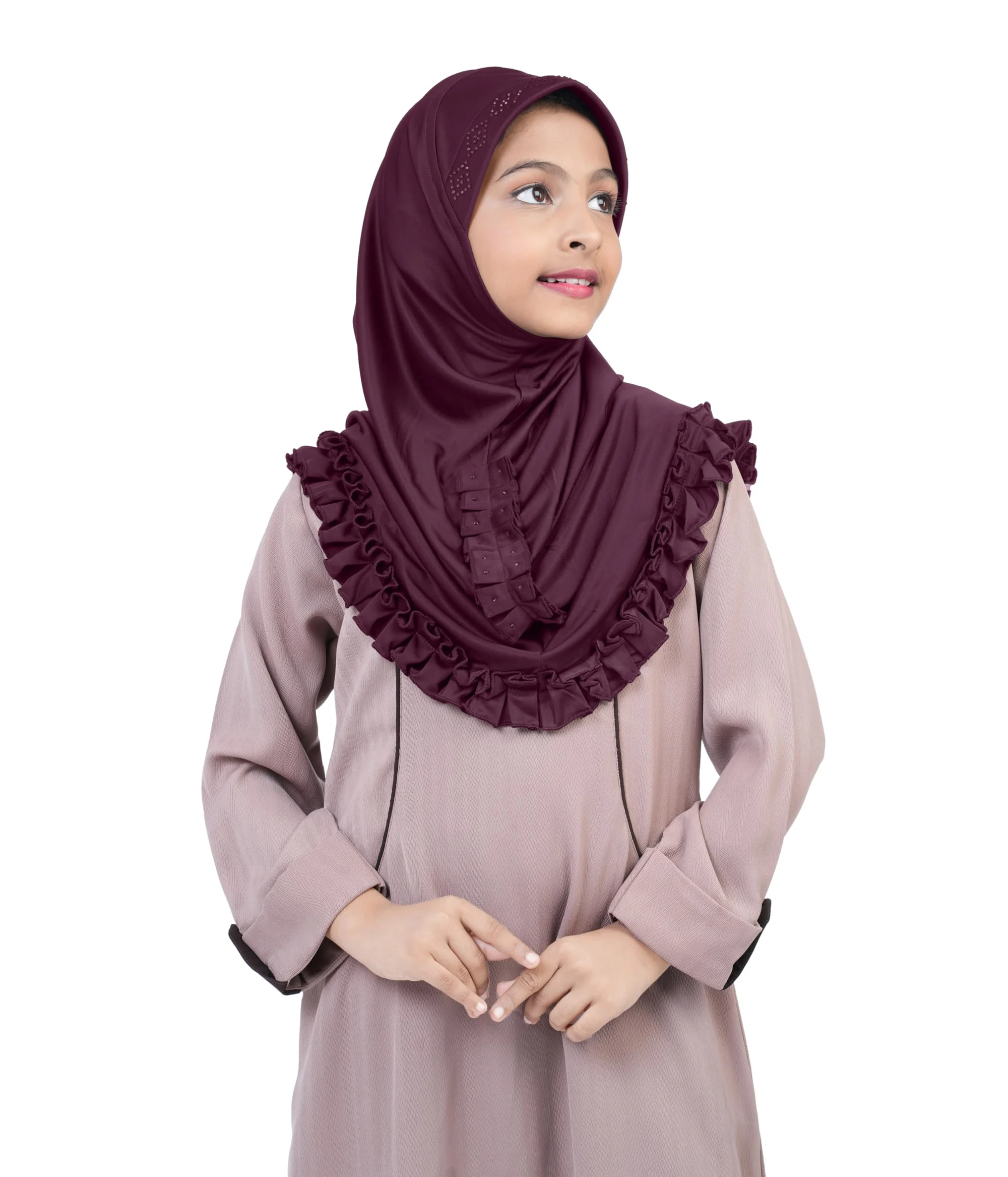 MEHAR HIJAB - Mehar Little Gushan Hijab for Girls – Premium Teal Kids ...