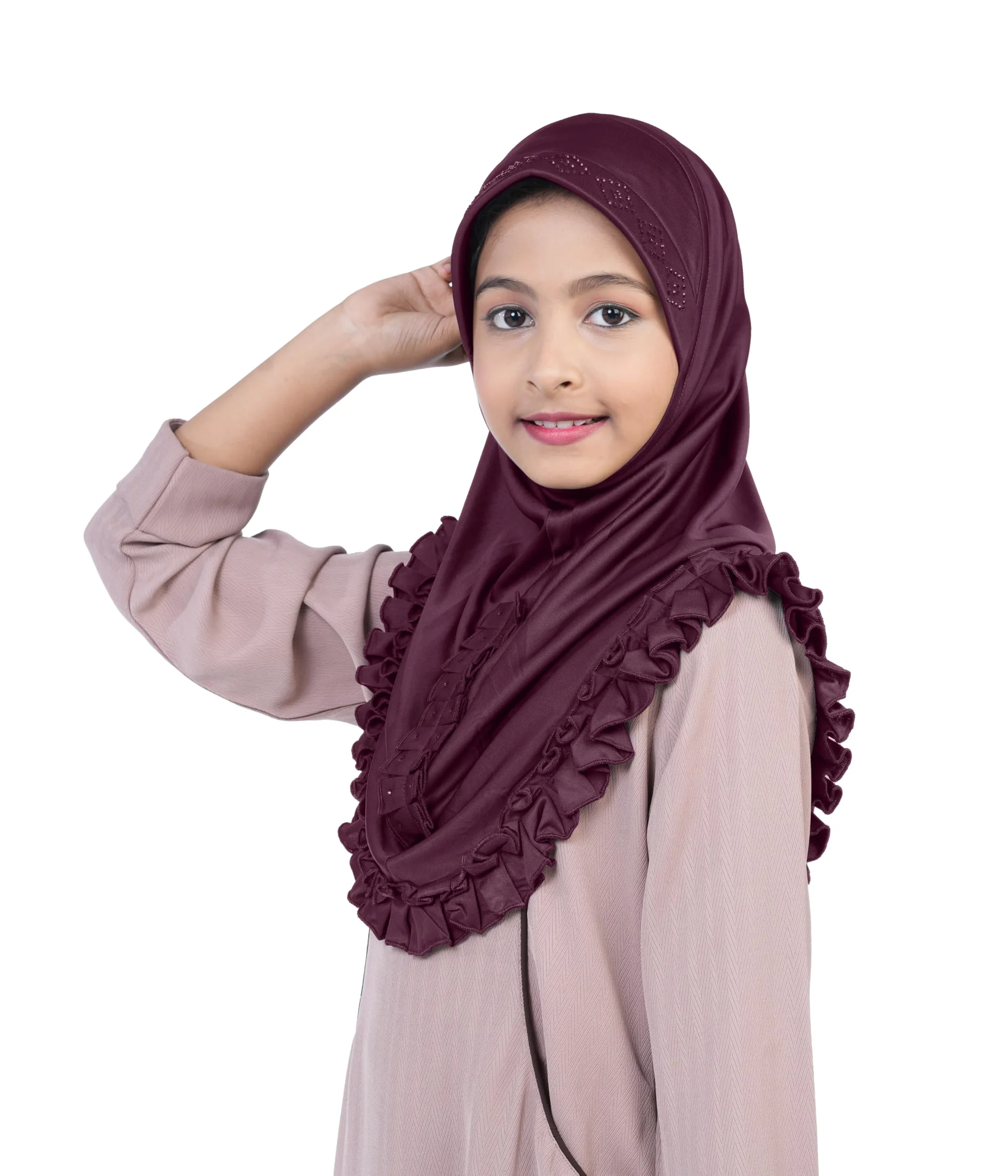 MEHAR HIJAB - Mehar Little Gushan Hijab for Girls – Premium Teal Kids ...